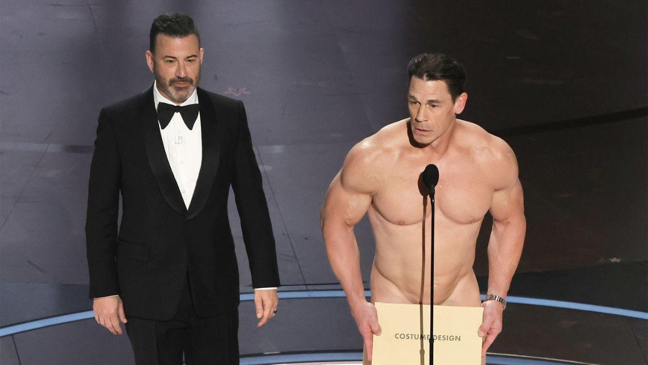 John Cena Walks Naked To Present An Oscar Award 2024, Watch Video John Cena Walks Naked To Present An Oscar Award 2024, Watch Video